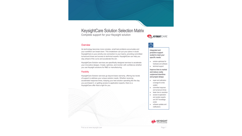 KeysightCare | Keysight